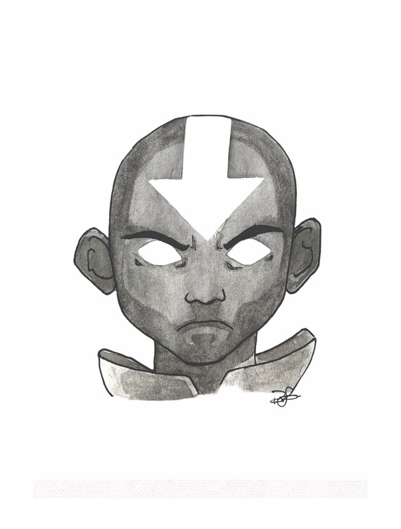 Aang Avatar Drawing