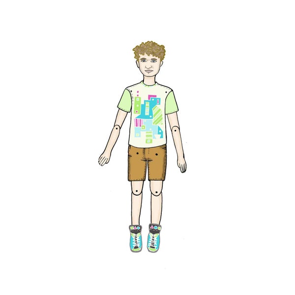 Jointed Paper Puppet - Etsy