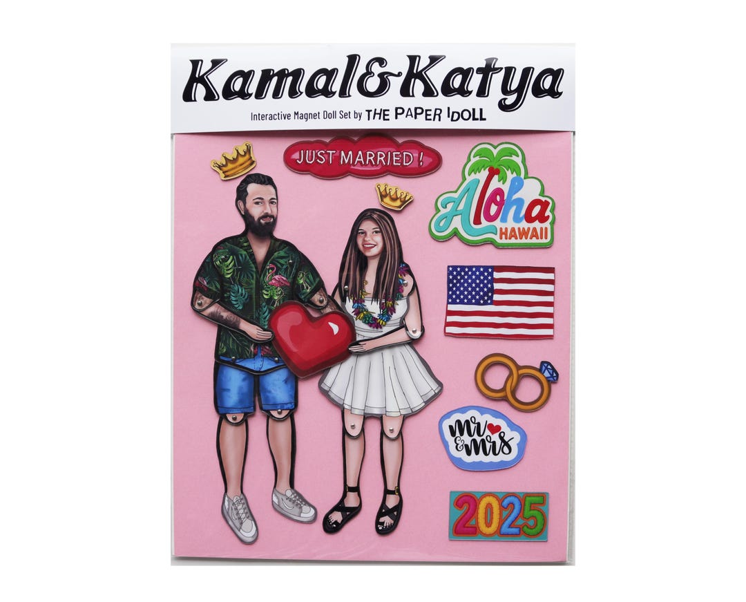 Personalized Themed Magnet Interactive Set With a Posable Doll| Custom ...