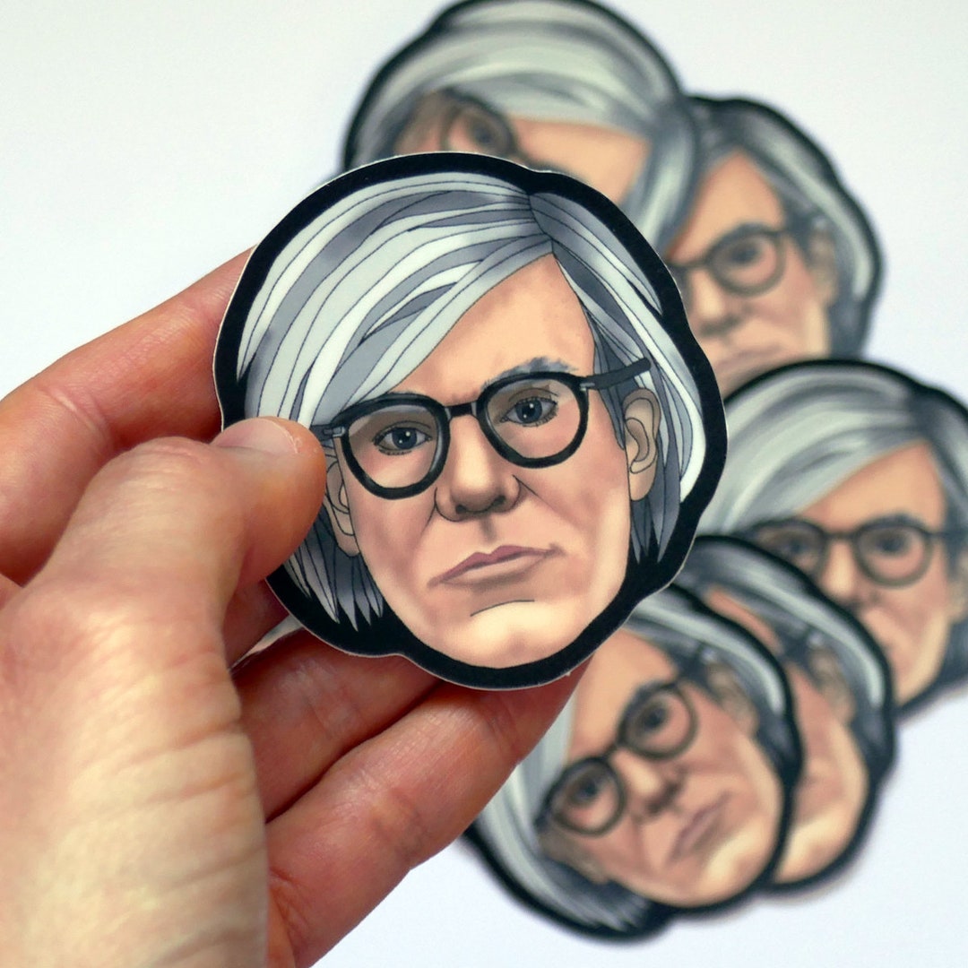 Andy Warhol Face Sticker 2.5in, Pop Art,andy Warhol Merch,contemporary ...