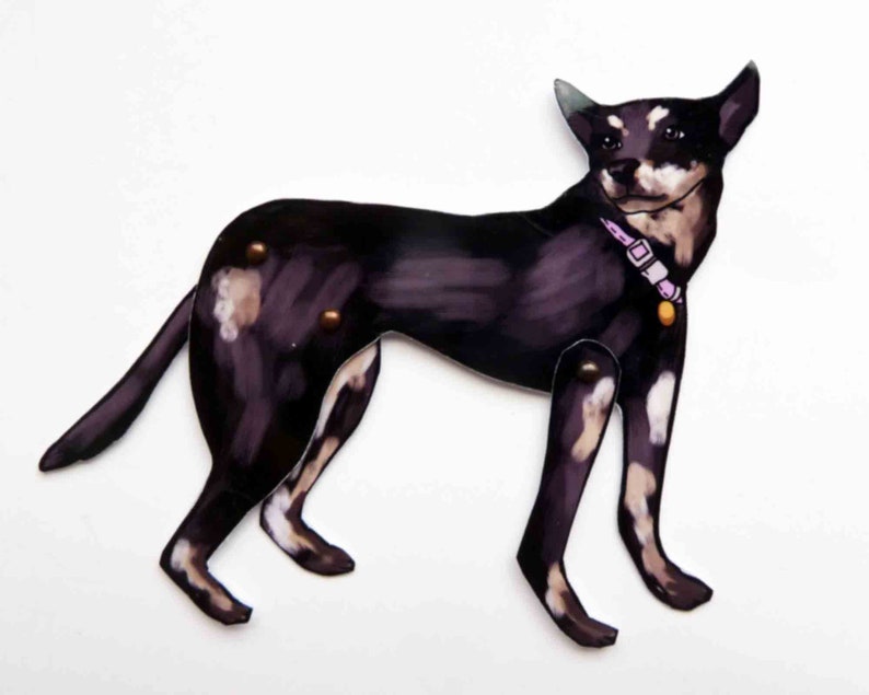 DIY Articulated Dogs Paper Puppets: Printable Paper Doll Set (PDF FILE ...