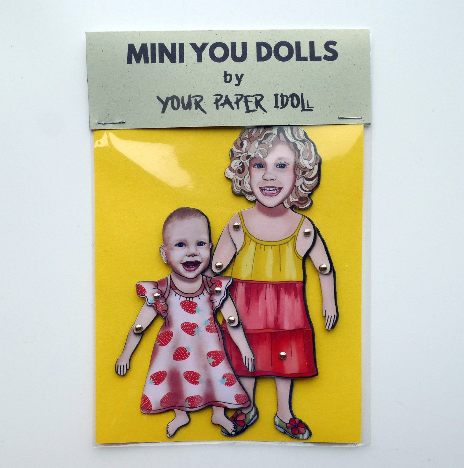 Toddler Custom Movable Magnet Paper Doll Mini-you Dolls - Etsy