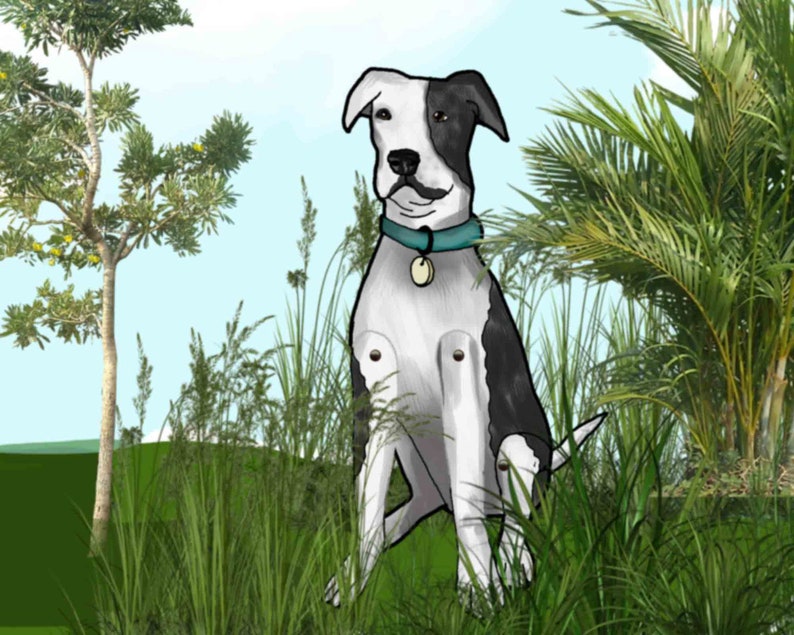 DIY Articulated Dogs Paper Puppets: Printable Paper Doll Set (PDF FILE ...