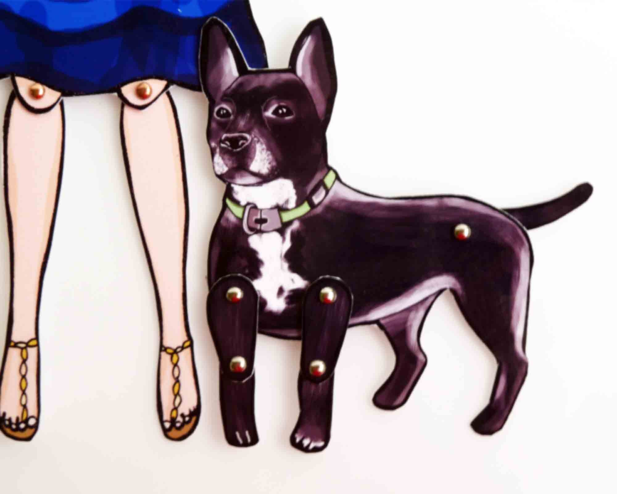 DIY 9 Printable Articulated Dogs PDF FILE Bark Kingdom2 - Etsy