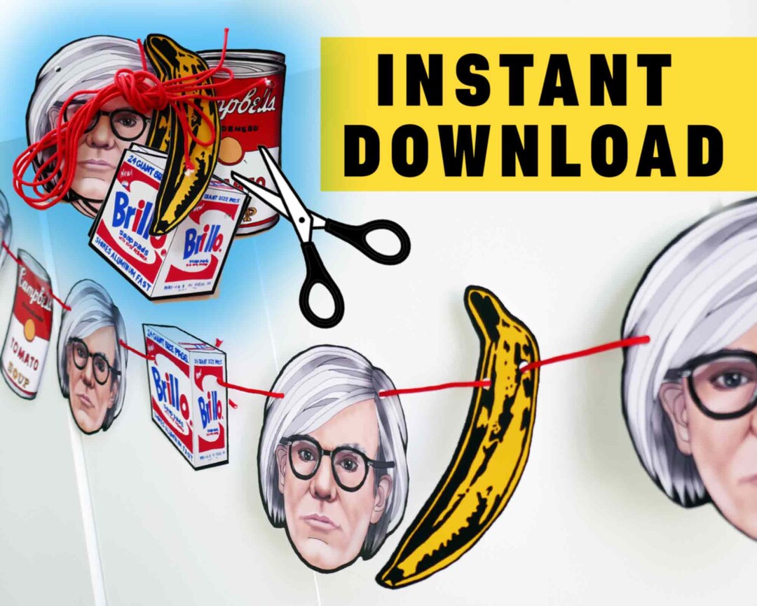 DIY Printable Iconic Artist Andy Bunting PDF FILE Instant Download Andy ...