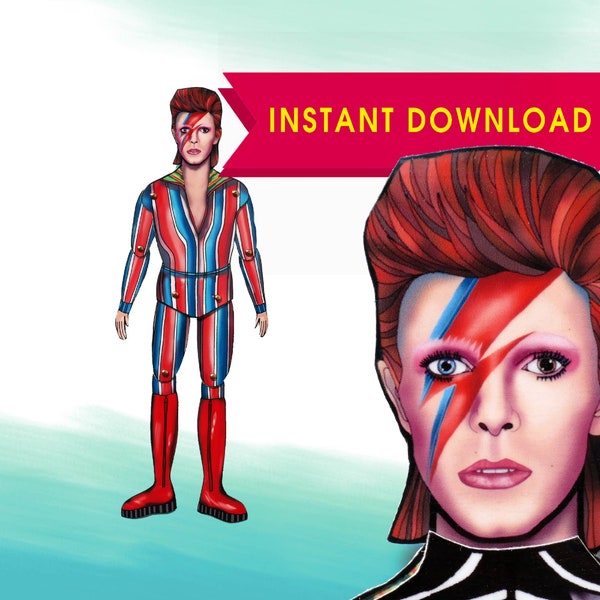 David Bowie Doll - Etsy