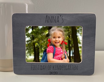 First day of kindergarten frame | Etsy