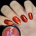 Fire Red Chrome Powder for Mirror Nails - Etsy