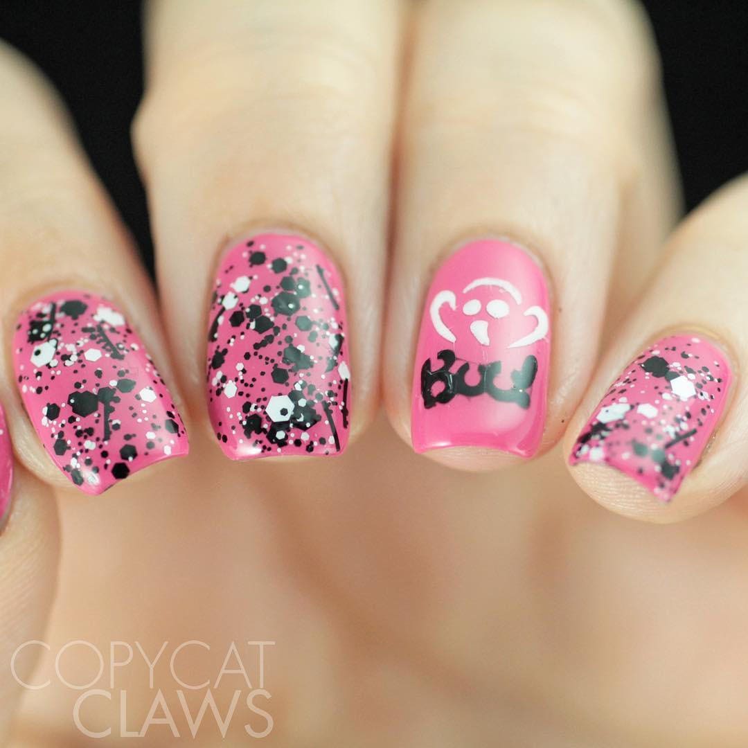 Boo Stencils for Nails Halloween Nail Stickers Nail Art - Etsy