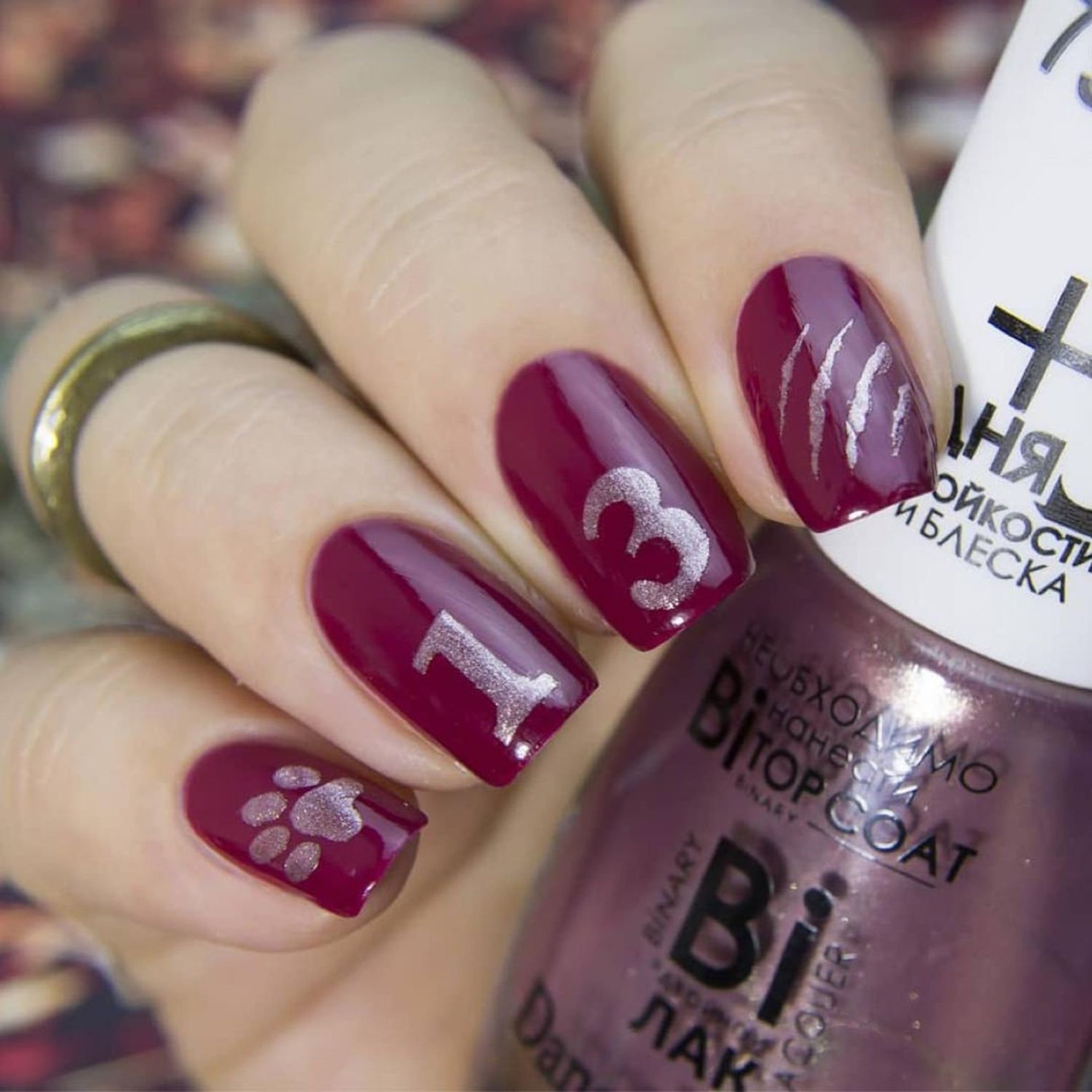 Counting Stencils for Nails Nail Stickers Nail Art Nail | Etsy