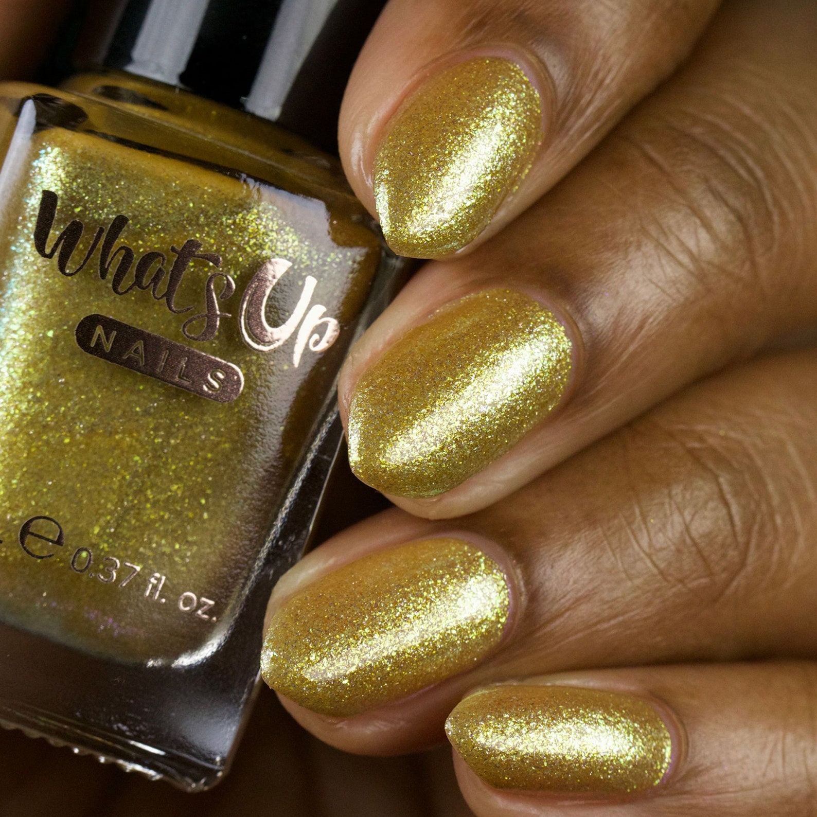 Sun Regular Polish gold Foil W/ Duochrome Shimmer Nail - Etsy