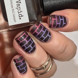 Bricks Stencils for Nails, Nail Stickers, Nail Art, Nail Vinyls - Etsy