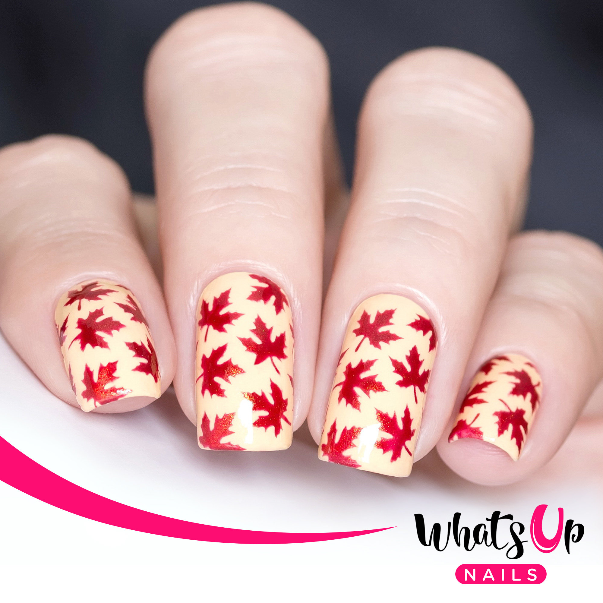 Maple Leaves Stencils for Nails Autumn Fall Nail Stickers - Etsy