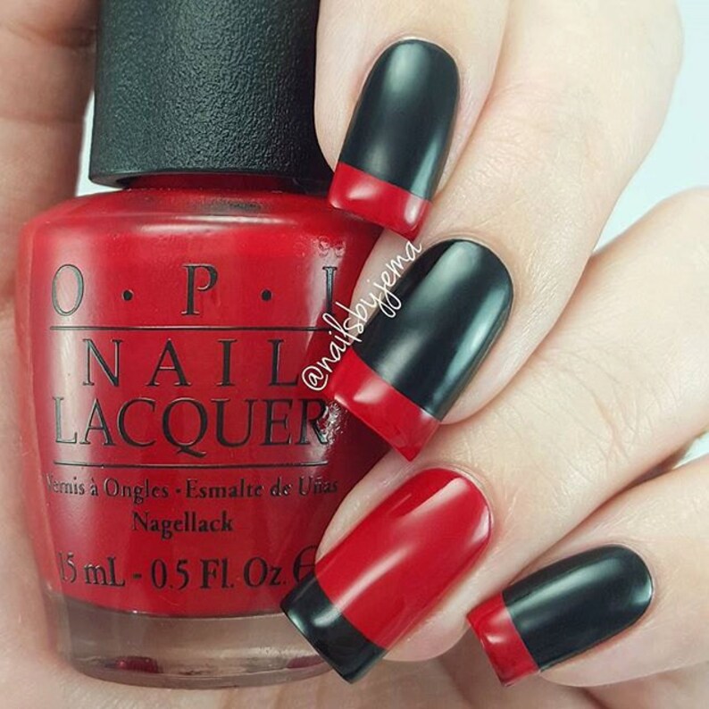 French Tip Tape for Nail Art French Mani Stickers for Nails - Etsy