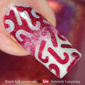 Candy Canes Stencils for Nails, Christmas Nail Stickers, Nail Art, Nail ...