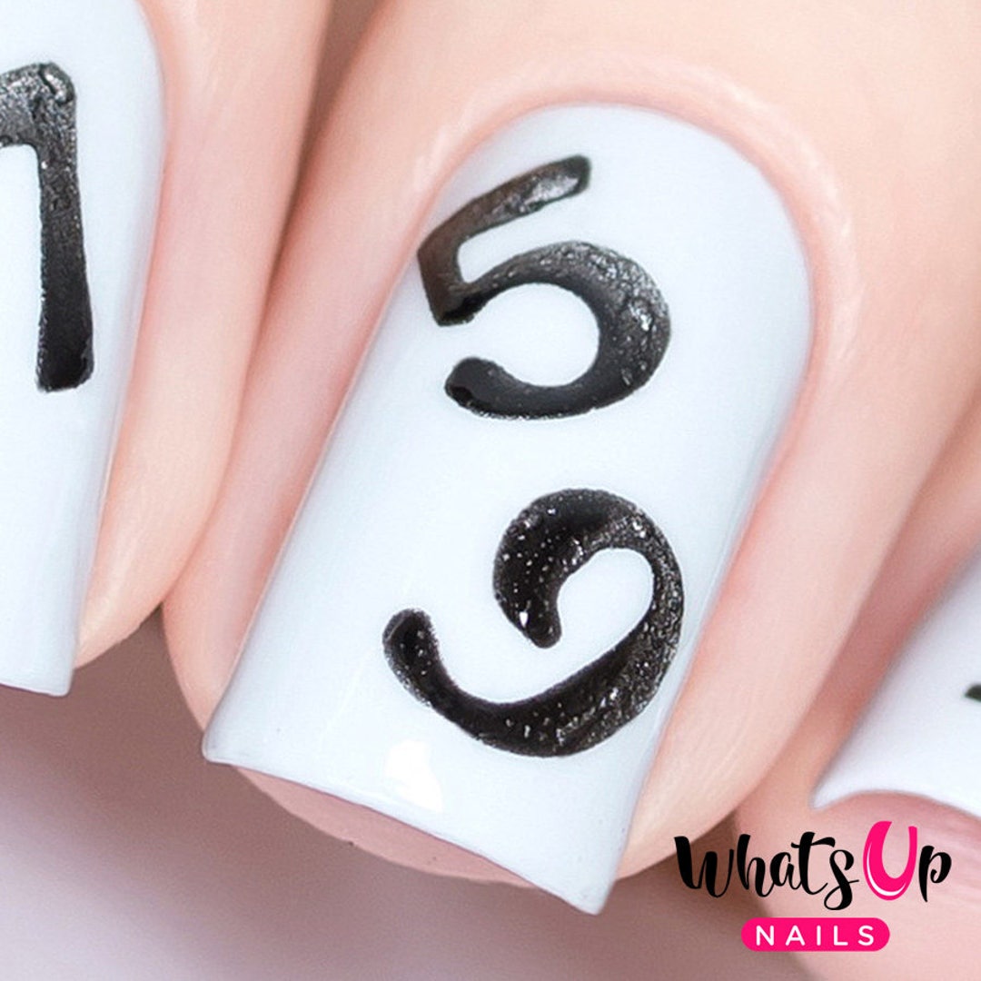 Counting Stencils for Nails Nail Stickers Nail Art Nail - Etsy