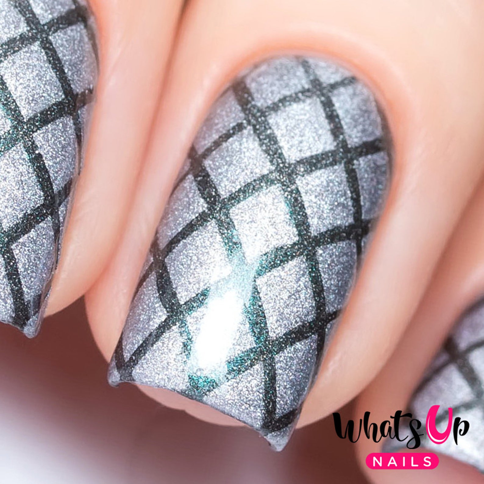 Diamond Pattern Stencils for Nails Nail Stickers Nail Art - Etsy