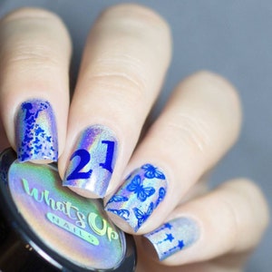 Counting Stencils for Nails Nail Stickers Nail Art Nail - Etsy