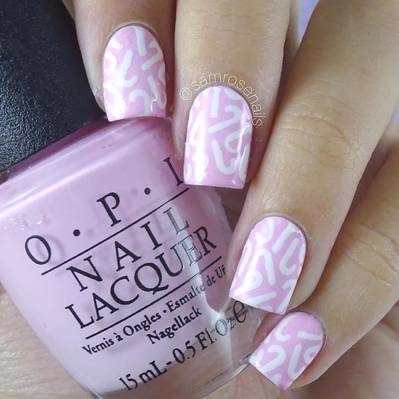 Candy Canes Stencils for Nails Christmas Nail Stickers Nail - Etsy