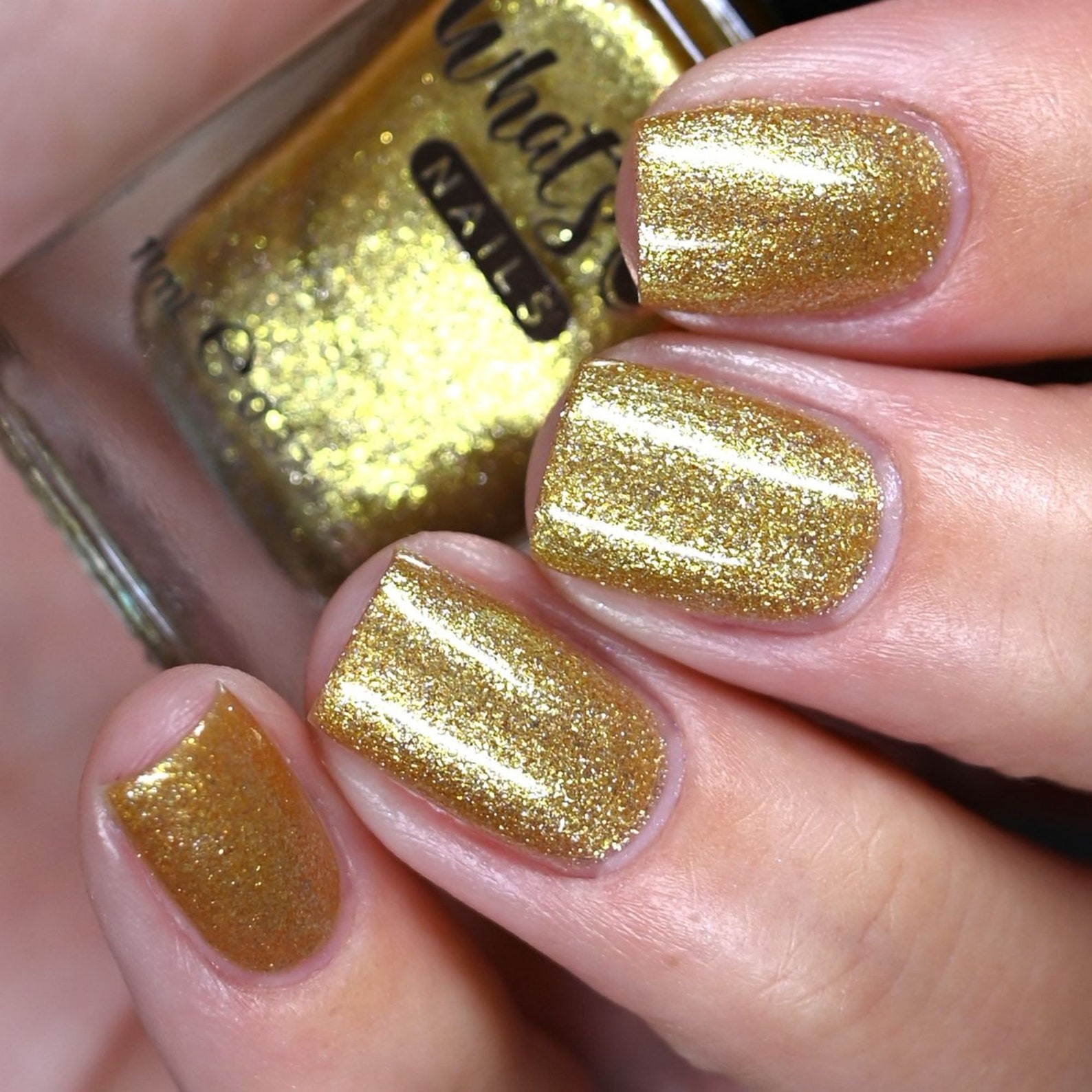 Sun Regular Polish gold Foil W/ Duochrome Shimmer Nail - Etsy