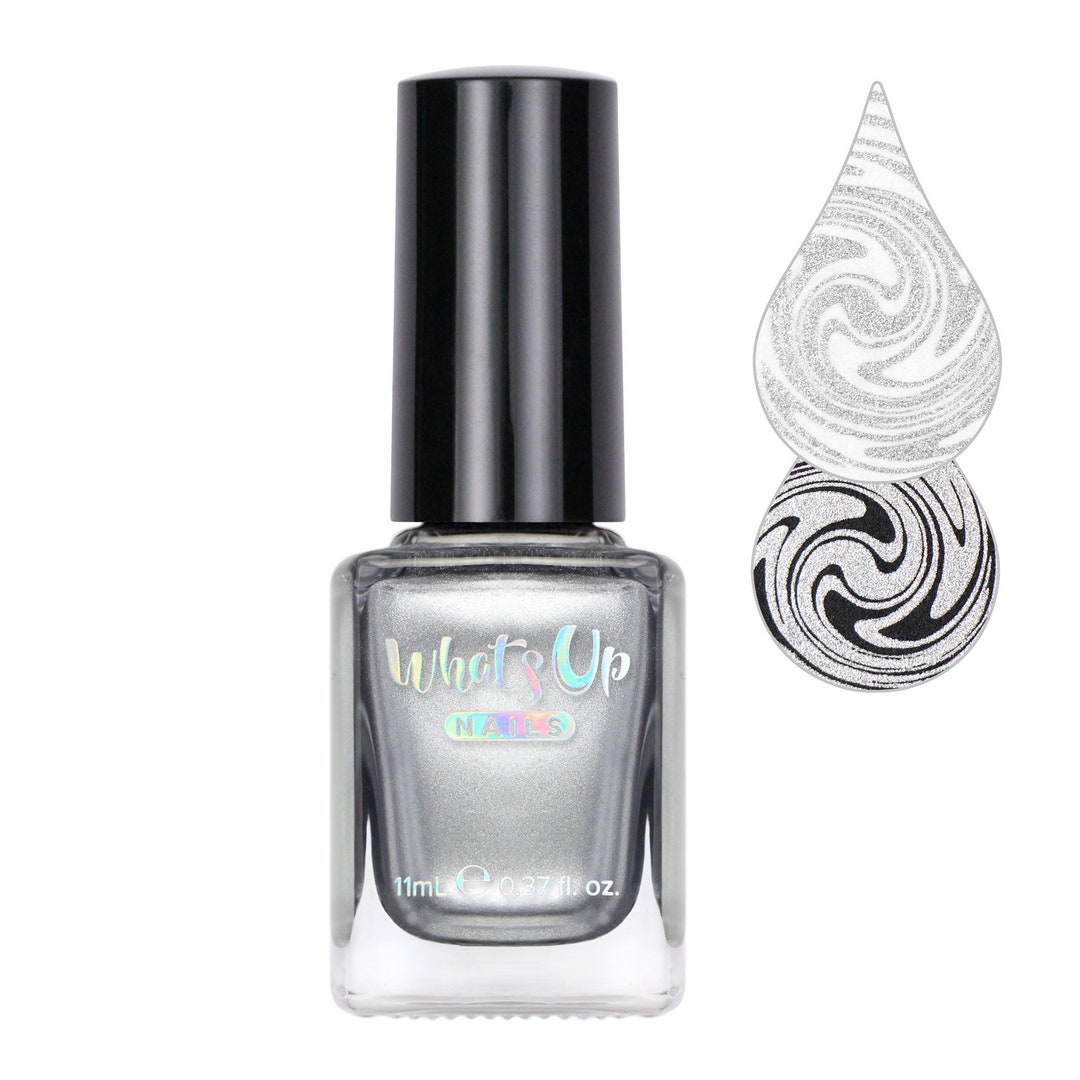 Whats up Nails - Silver Ag-ent Stamping Polish (silver), Nail Polish ...