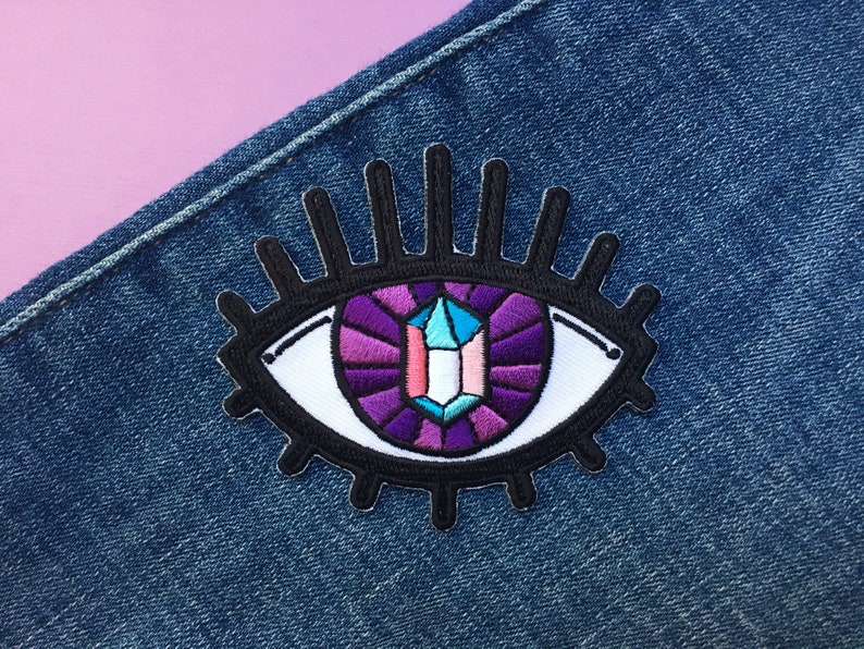 PRIDE VISION Trans Flag Iron On Patch LGBT Transgender | Etsy