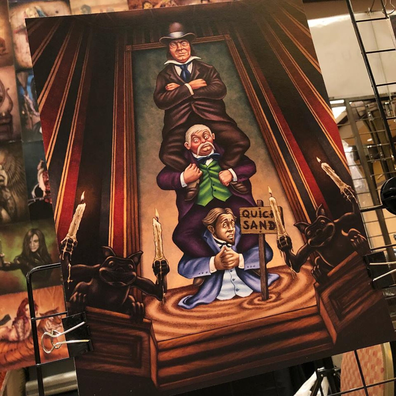 Haunted Mansion Quicksand Men 11x14 Print - Etsy