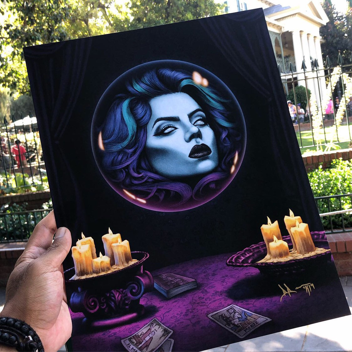Haunted Mansion's Madame Leota 11x14 Print by Ben Russel | Etsy