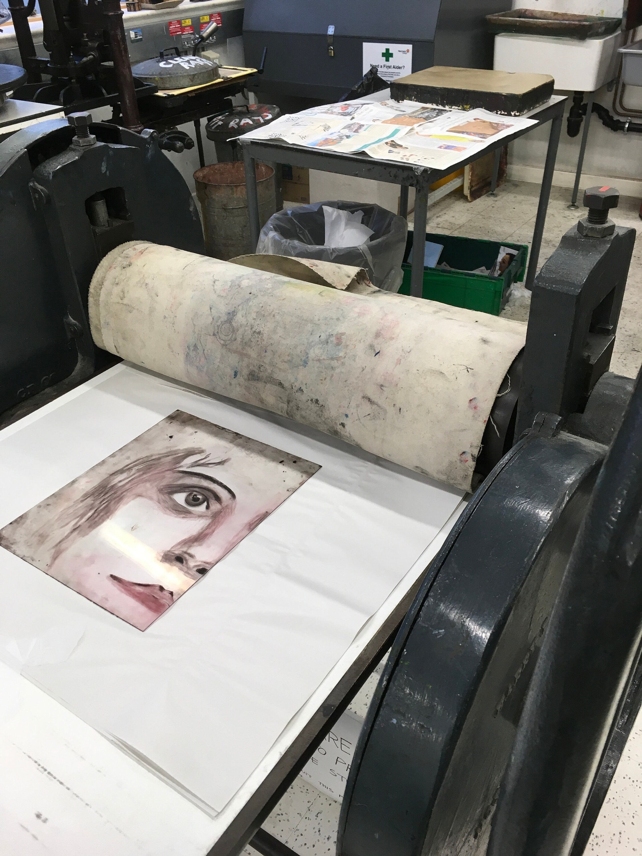 Dry Point Print/eco Print slyvie art - Etsy Singapore