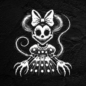 Scary Mouse Svg Png Creepy Mouse Svg Design File Instant Download ...