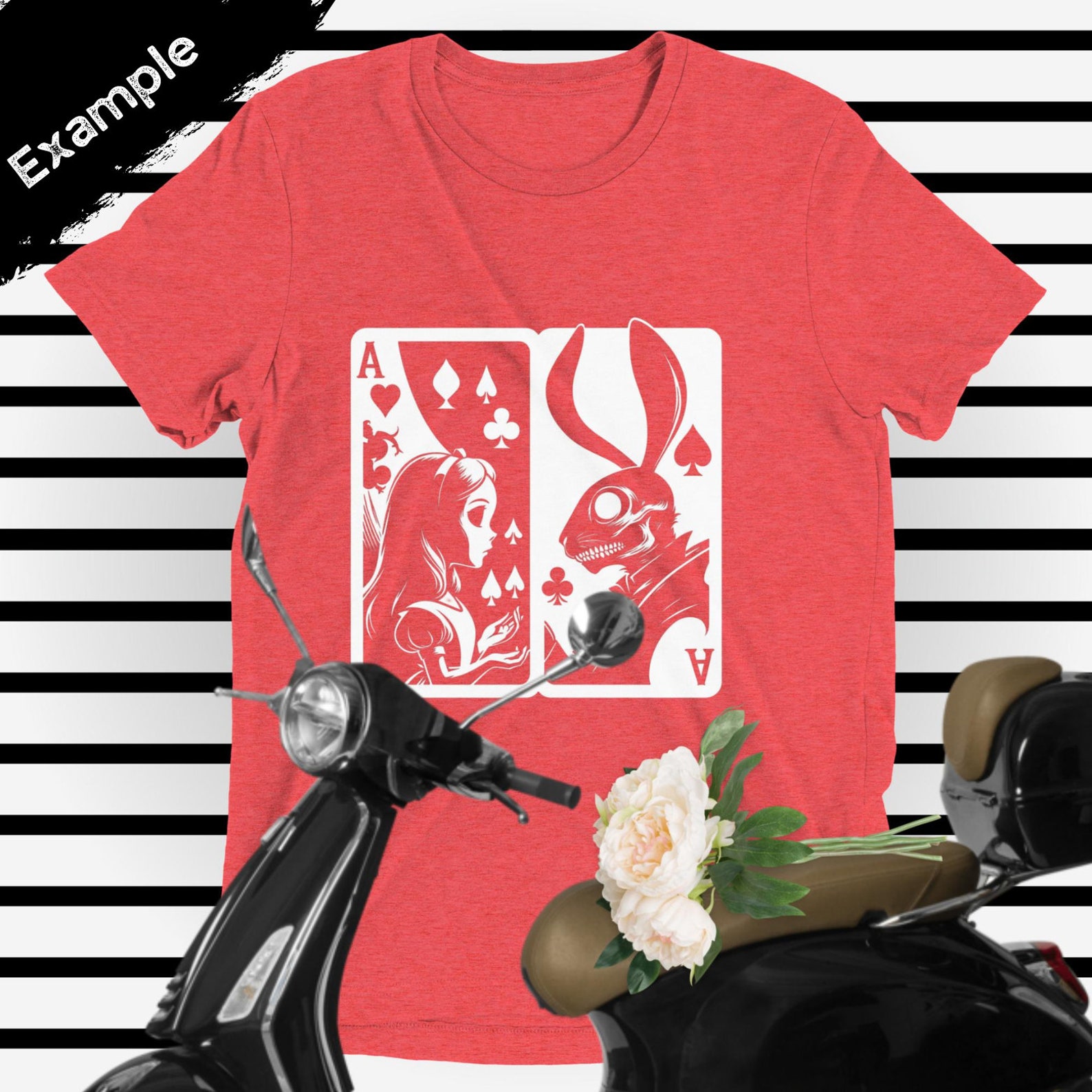 Alice-in-wonderland-inspired Dark Digital SVG File Goth White Rabbit ...