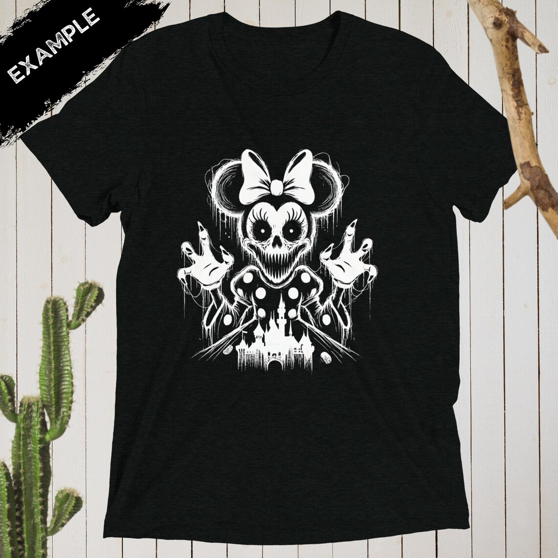 Scary Minnie Mouse Inspired Svg Png Creepy Mouse Svg Design File ...