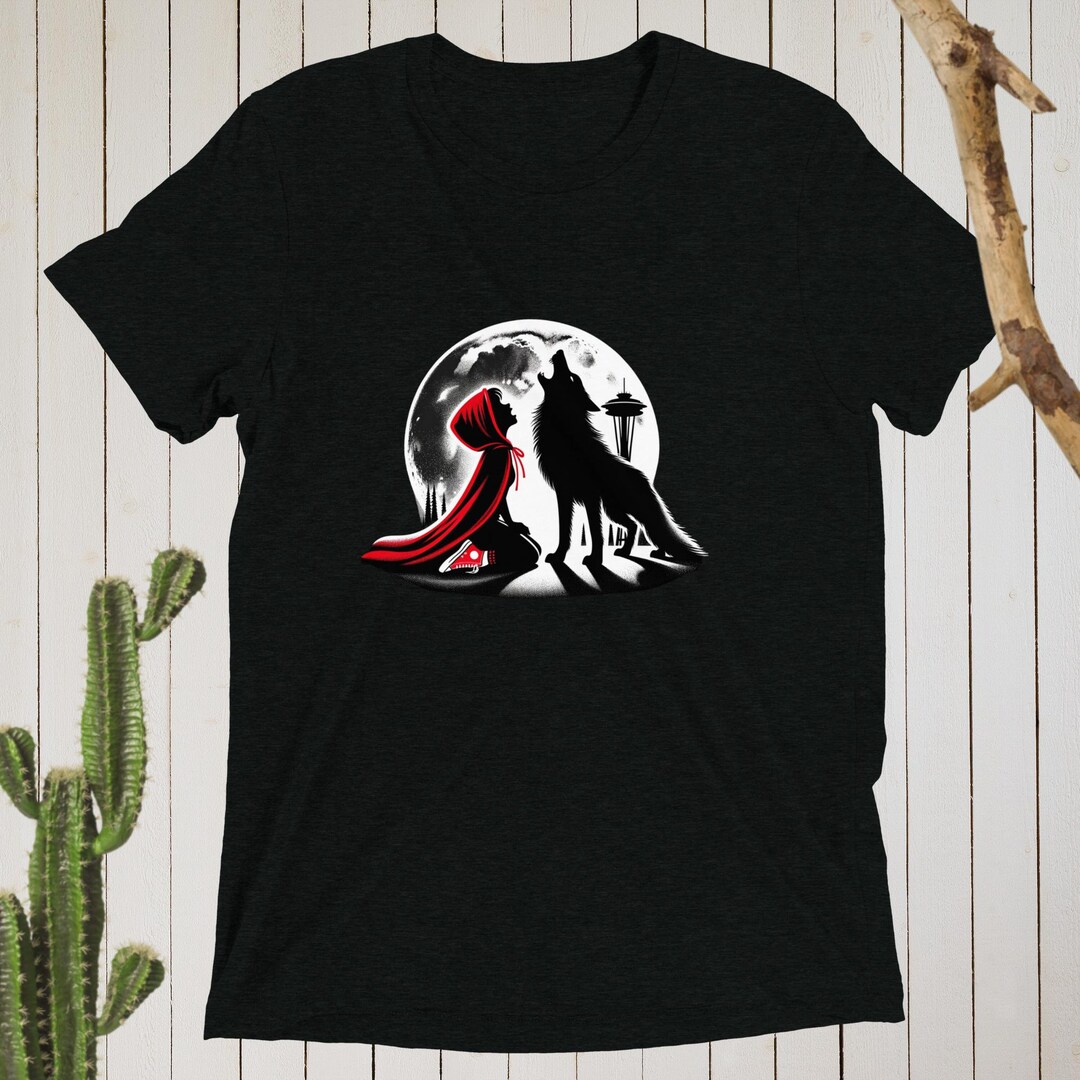 Howling Wolf Shirt Softstyle Moonphase Shirt Full Moon T-shirt Wolf ...