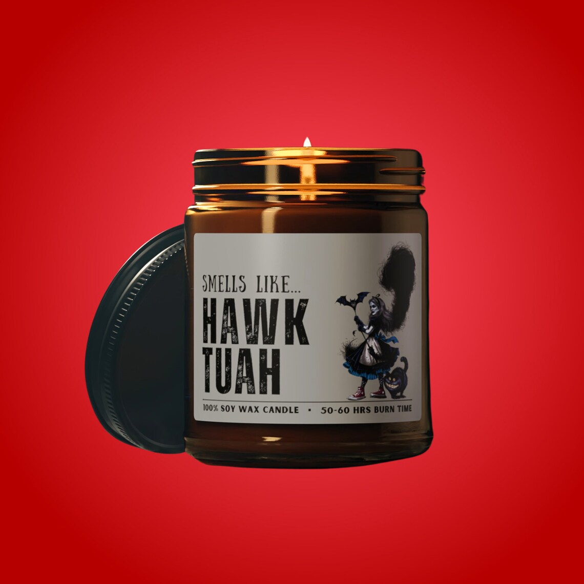 Hawk Tuah Candle Alice-in-wonderland Hawk Tuah Gift Hawt Tuah Merch ...