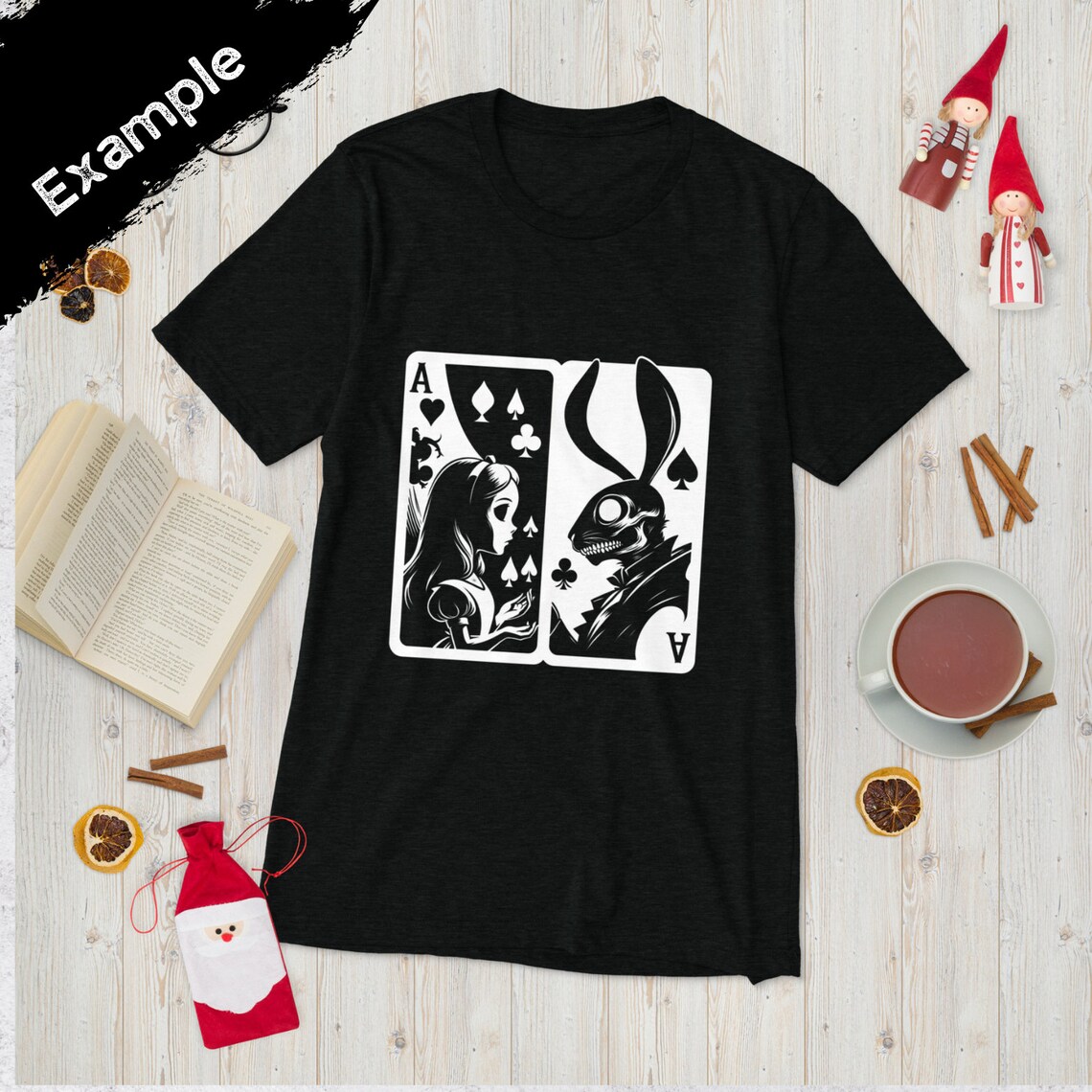 Alice in Wonderland Svg White Rabbit Svg Goth Svg White Rabbit Png Goth ...