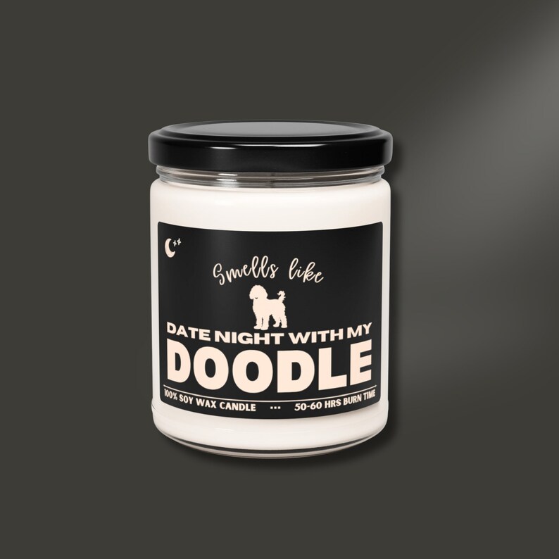 Doodle Dog Candle Doodle Candle Doodle Puppy Gift Goldendoodle Havapoo ...