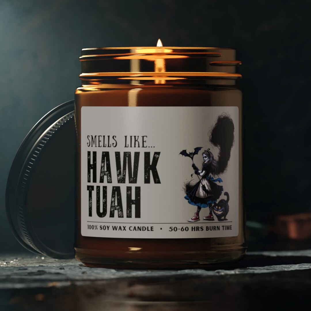 Hawk Tuah Candle Alice-in-wonderland Hawk Tuah Gift Hawt Tuah Merch ...