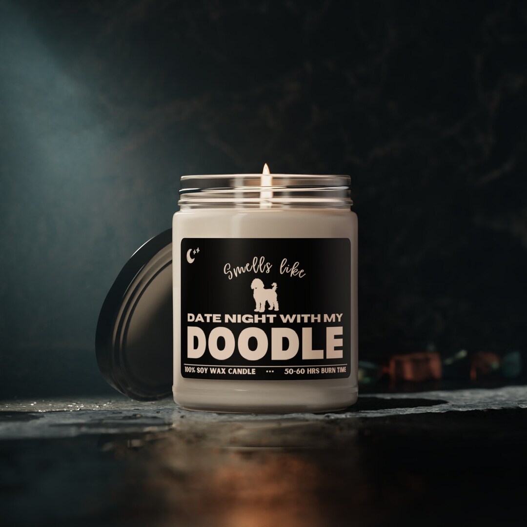 Doodle Dog Candle Doodle Candle Doodle Puppy Gift Goldendoodle Havapoo ...