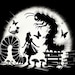 Alice in Wonderland Inspired Dark Digital SVG File Goth Caterpillar SVG ...