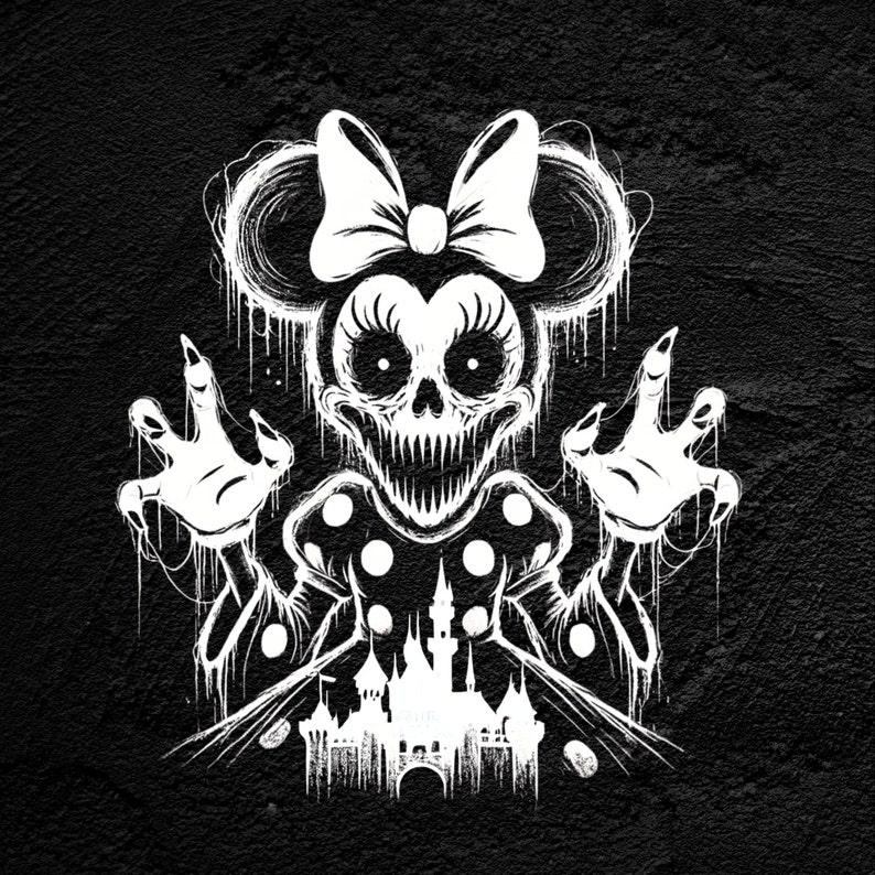 Scary Mouse Svg Png Creepy Mouse Svg Design File Instant Download ...