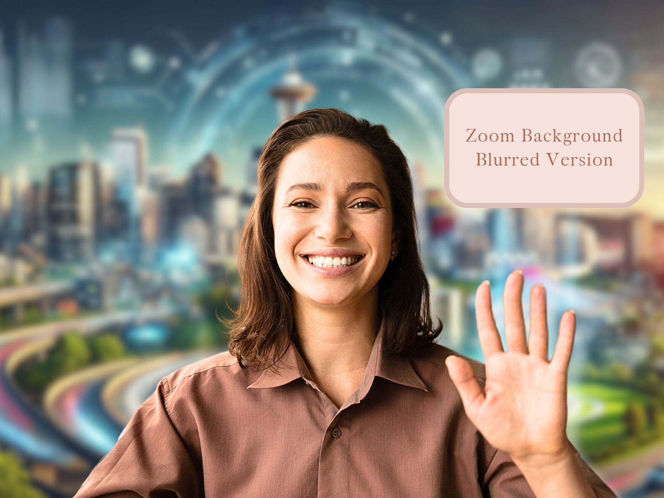 Zoom Background Futuristic Png Design Virtual Wallpaper Powerpoint ...