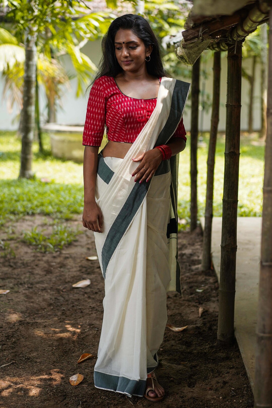 Pachila Setu Saree - Etsy