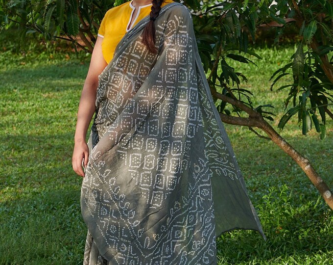 Patch Work Handloom Pure Cotton Saree With Printed Blouse Piece Latest ...
