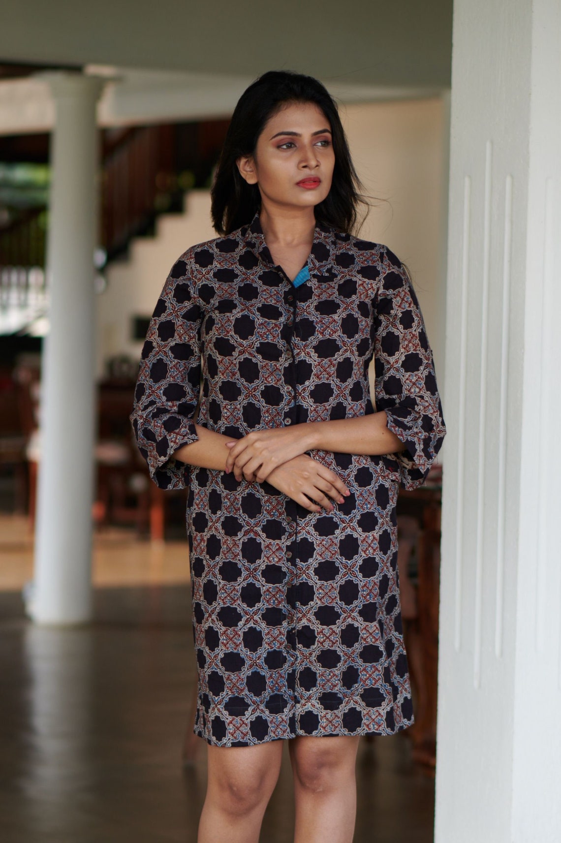 Soot Black Shirt Dress - Etsy