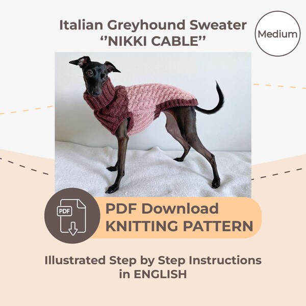 Greyhound Knitting Patterns - Etsy