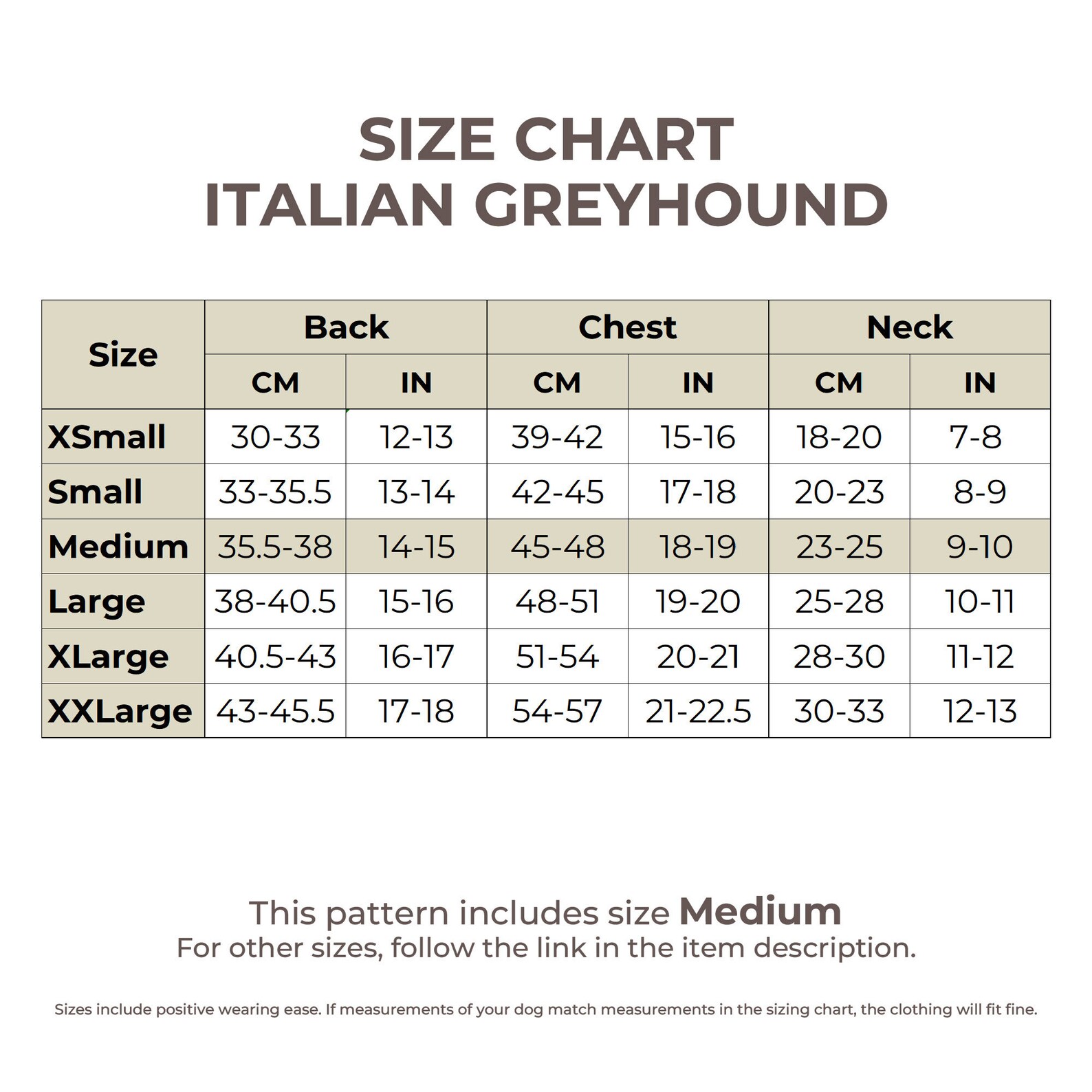 DOWNLOAD SEWING PATTERN / Italian Greyhound T-shirt - Single Size ...