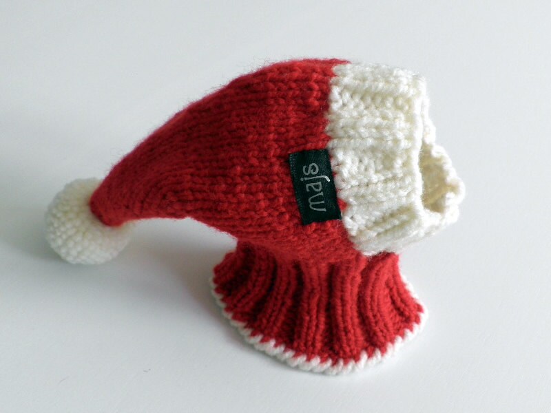 DOWNLOAD KNITTING PATTERN / Santa Dog Hat / Sizes Xsmall and Small - Etsy