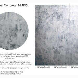 Industrial Blue Steel Concrete Wall Mural, Removable Wallpaper ...
