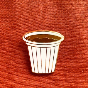Miami Coffee, Coffee Enamel Pin, Cafecito Miami Coffee - Etsy