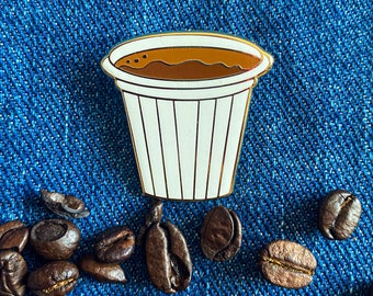 Enamel Pin Coffee - Etsy